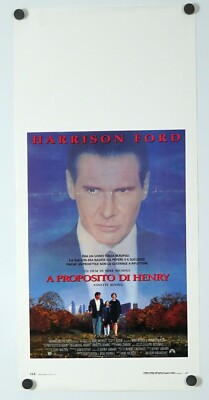 Regarding Henry - original movie poster locandina - Harrison Ford | eBay