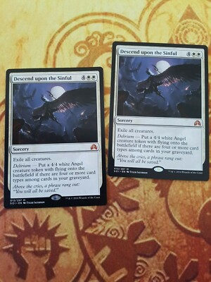 MTG - Shadows Over Innistrad - Descend Upon the Sinful x2 (white ...