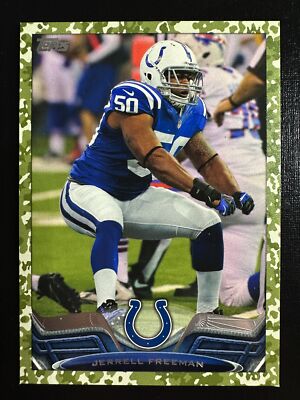 Jerrell Freeman 2013 Topps Camo Football Card /399 Indianapolis Colts #101 | eBay