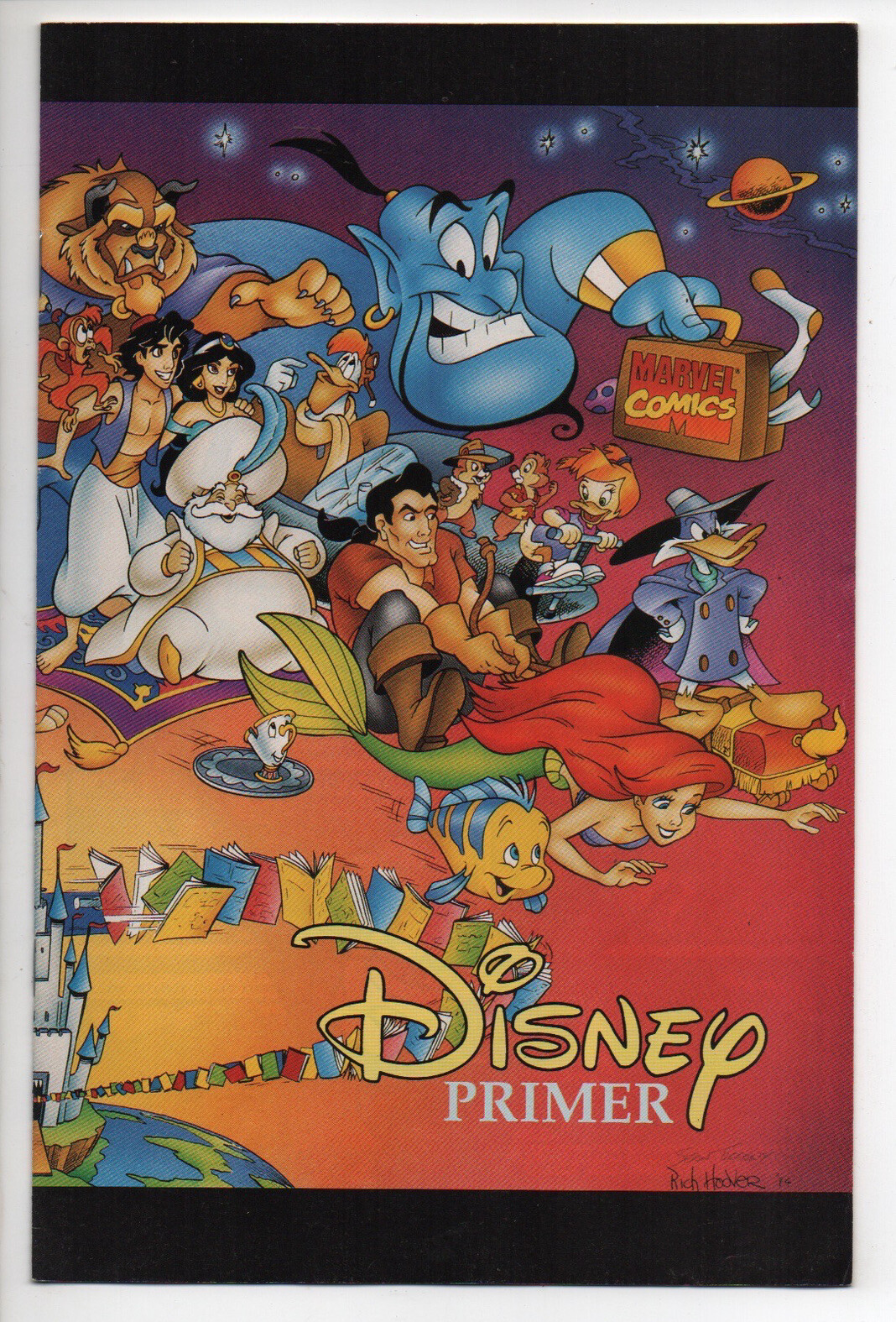 Disney Primer Marvel Comic Book 1994 Aladdin Little Mermaid Darkwing ...