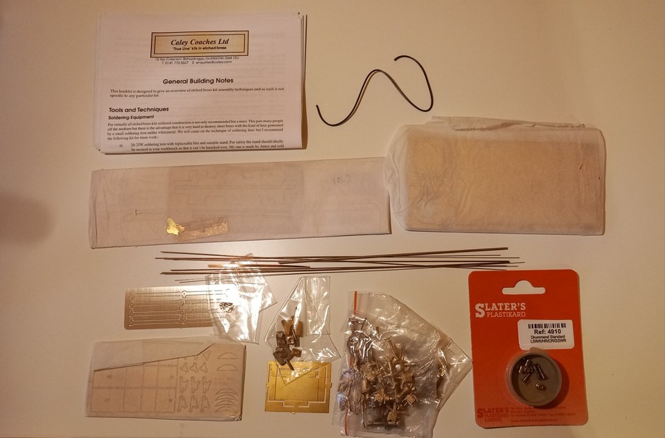 Caledonian Railway 812 Class Etched Brass Locomotive and Tender Kit ...