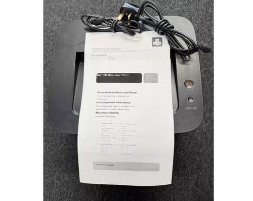 Dell 1130 Laser Mono A4 Printer, USB, 18ppm, 250 sheets, WORKING WITH ...