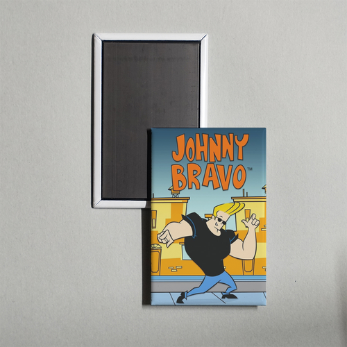 Johnny Bravo Mini TV Show Poster Fridge Locker Magnet | eBay