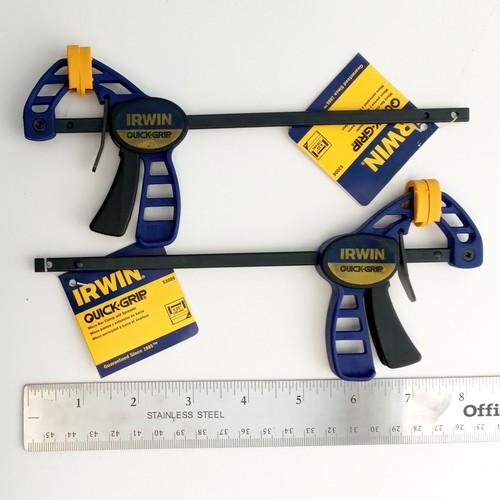 Irwin MICRO Quick-Grip Bar Clamp (4-1/4") And Spreader (8") 2pcs. 53006 ...