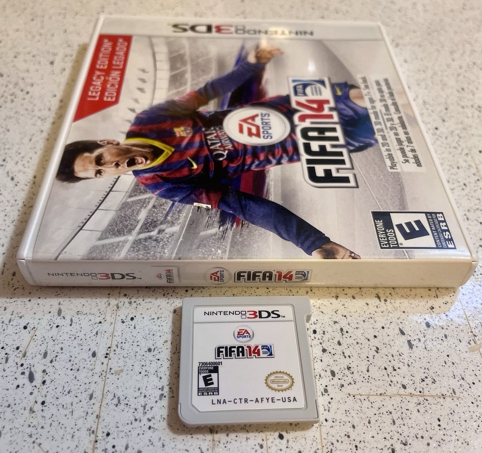 Fifa 14 Legacy Edition Nintendo 3DS COMPLETE Tested & Working RARE ...