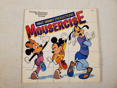 WALT DISNEY PRODUCTIONS - Mousercise - Vinyl LP 1982 62516 Mickey Mouse ...