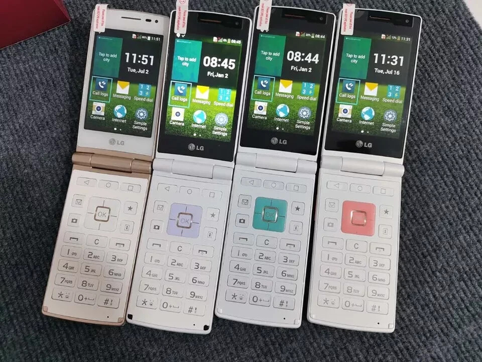 Unlocked LG Wine Smart D486 4G LTE 4GB ROM 3.5" Android Flip Keyboard ...