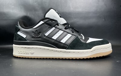 ADIDAS ORIGINALS Forum Low ID6857 Men’s shoes Sz 10 Black White | eBay