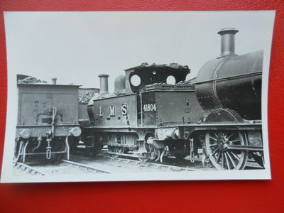 PHOTO LMS EX MIDLAND RLY CLASS 1F LOCO NO 41804 AT DERBY MPD | eBay