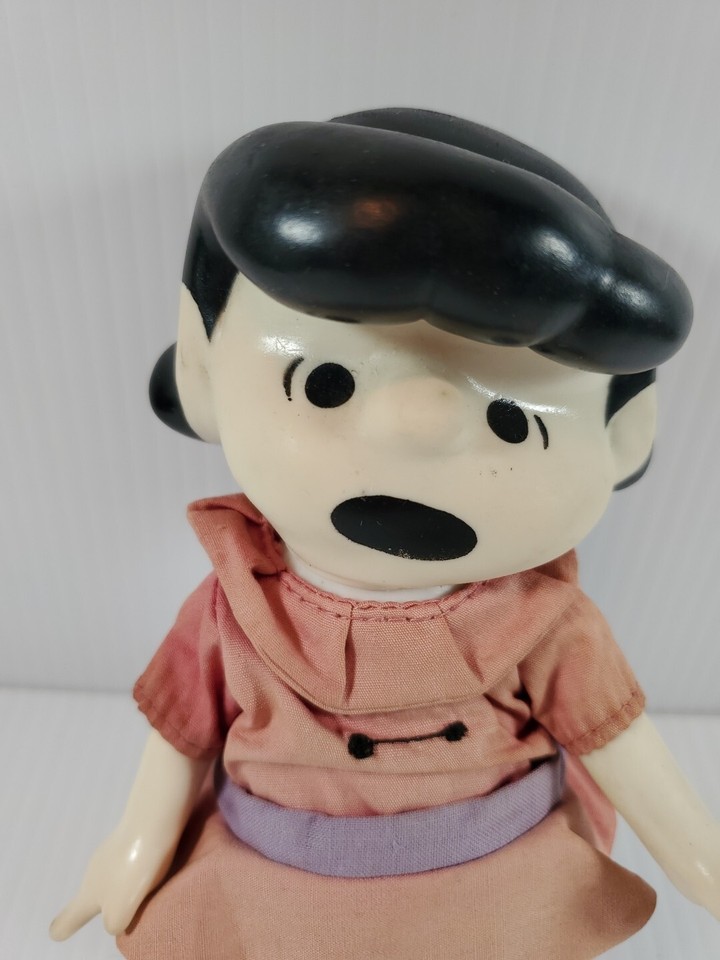 A Peanuts Pocket Doll Lucy 1966 Rubber /Vinyl NOT PERFECT | eBay