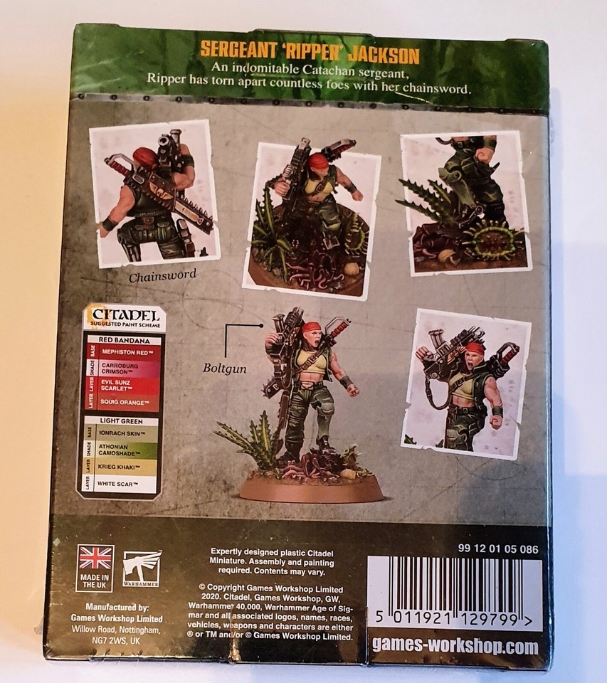 Gamesworkshop Store Anniversary Sergeant ' Ripper ' Jackson Brand New ...