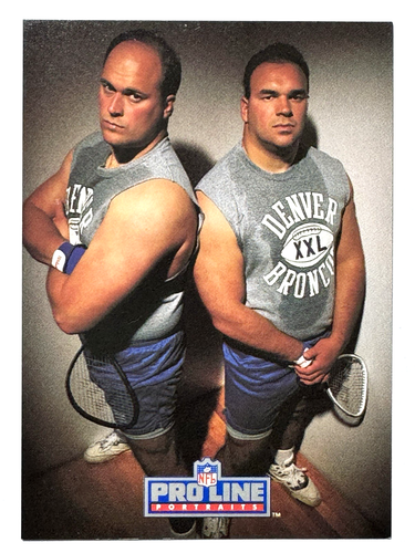 DAVE & DOUG WIDELL Denver Broncos 1992 Pro Line Portraits Football Card ...