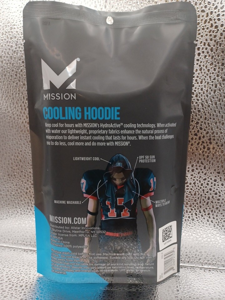 Mission Cooling Hoodie Towel Evaporative Cool Technology, Cools ...