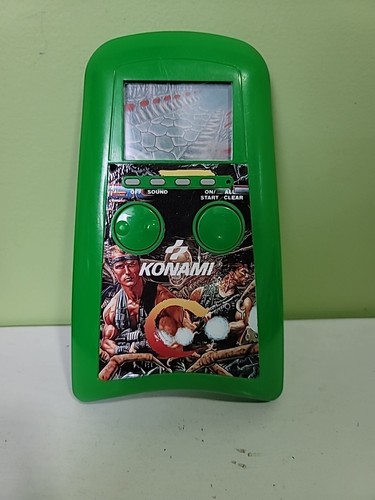 Konami CONTRA Handheld Video Game Arcade For Parts Only | eBay