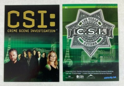 CHEAP PROMO CARD: CSI LAS VEGAS SERIES 3 (Strictly Ink 2006) #B1 (from ...