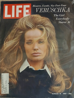 LIFE 8/18/67 German Super Model Veruschka | eBay