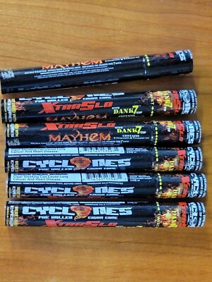 SET OF 6 CYCLONES WRAPS PRE ROLLED CONES CIGAR CONES - XTRA SLO MAYHEM ...
