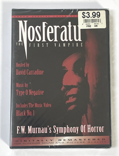 Nosferatu: The First Vampire DVD Type O Negative Host David Carradine Horror OOP | eBay