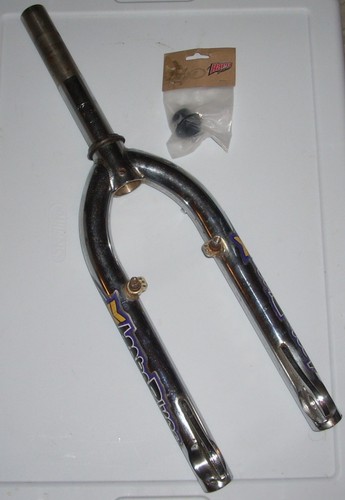 1998 Haro Blammo ABS Mega Fork chrome w/ Machined Steerer Tube 20" BMX ...