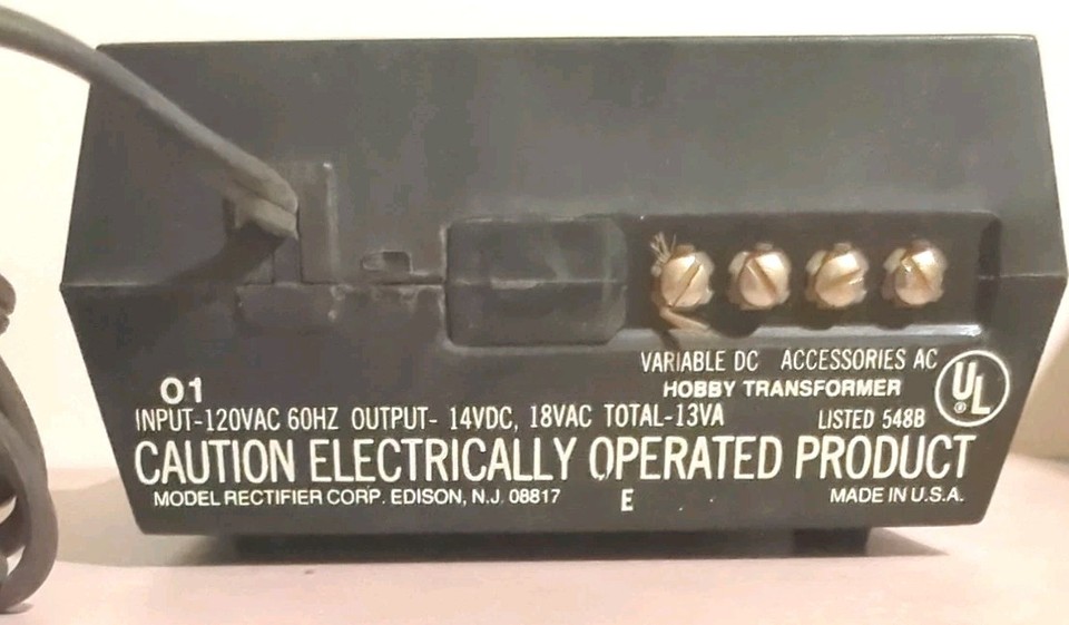 VTG USA Made MRC Tech II Railpower 1400 Transformer Model Train Speed ...