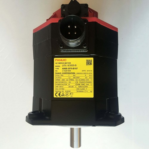 One Used Fanuc A06B-2075-B107 Servo Motor Tested Free shipping#LJ | eBay