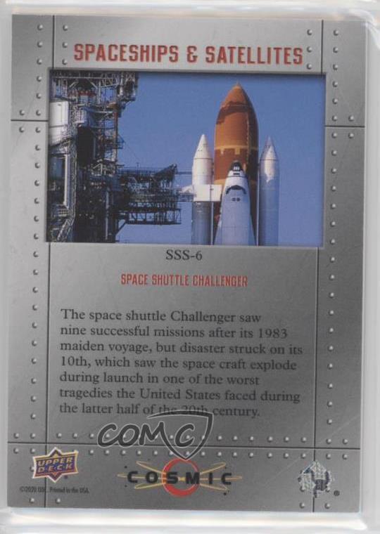 2022 Upper Deck Cosmic Space Ships and Satellites Shuttle Challenger # ...