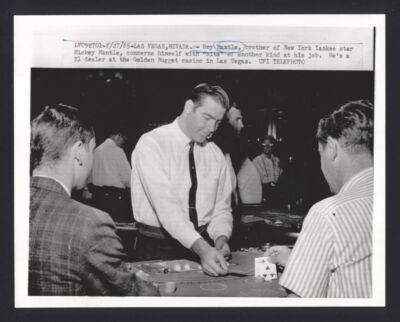 Lot of (2) 1959-65 New York Yankees ROY MANTLE Original News Photos | eBay