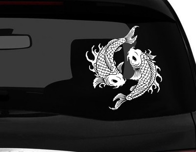 Koi Coy Fish Vinyl Car Decal Sticker 5.75" (H) | eBay