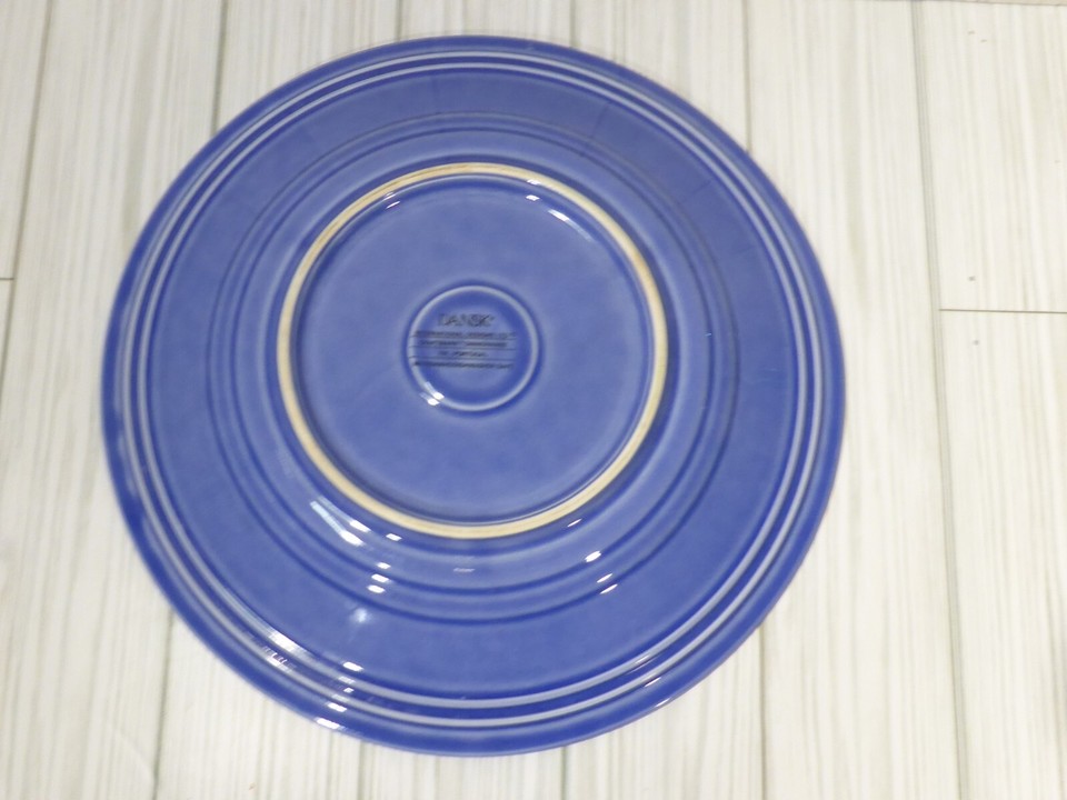 Dansk Blue Ceramic Dinner Plate Craftmark Denim Blue | eBay
