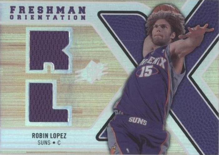 2008-09 SPx - Freshman Orientation Jerseys Robin Lopez #FO-RL (MEM, RC ...