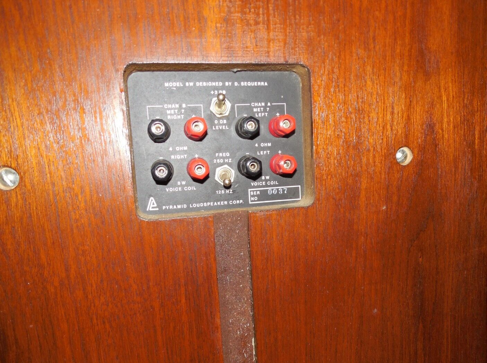 Pyramid Dick Sequerra-Model 8w Subwoofer, Model 7 speakers | eBay