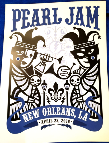 Pearl Jam Poster New Orleans Don Pendleton 2016 | eBay