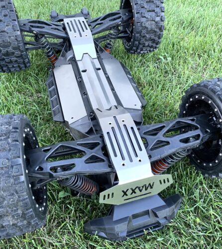 Stainless Steel Chassis Armor Complete 5Pcs Skid Plate For Traxxas X ...