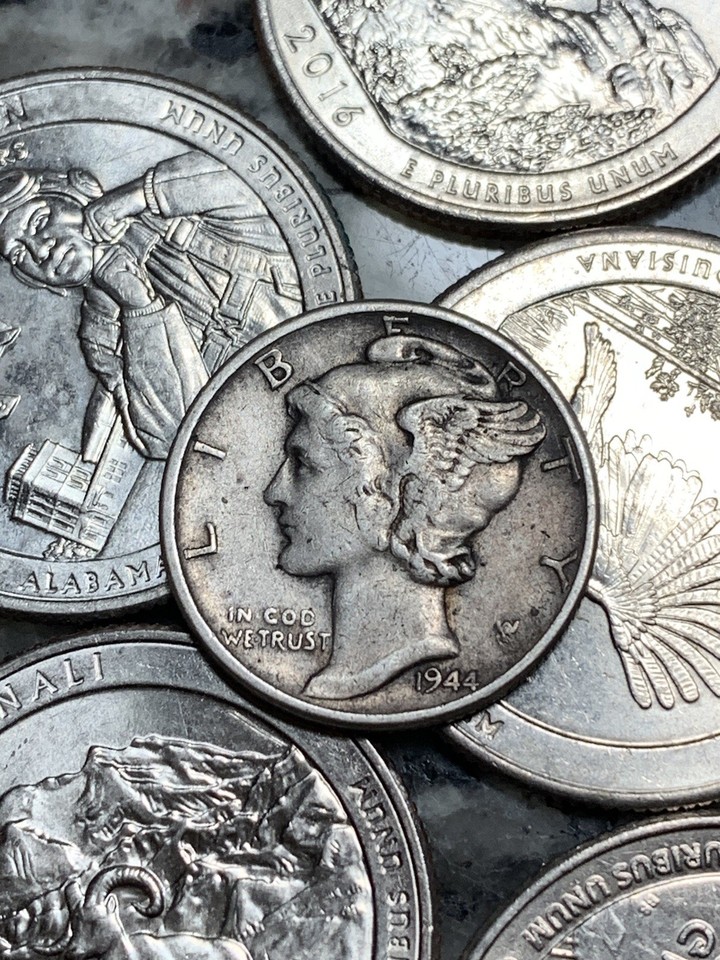 1944 W Mercury Dime Error Coin | eBay