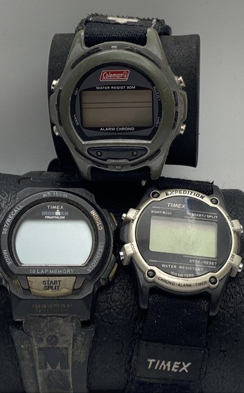 Timex Analog Digital Assorted Stainless Steel Men's Watch Bundle of 6 ...