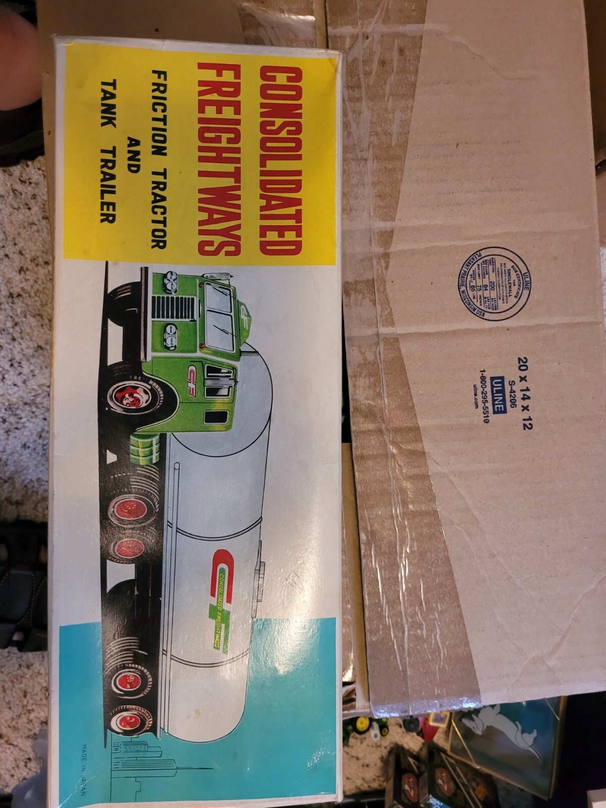 Consolidated Freightways friction tractor and tank trailer | eBay