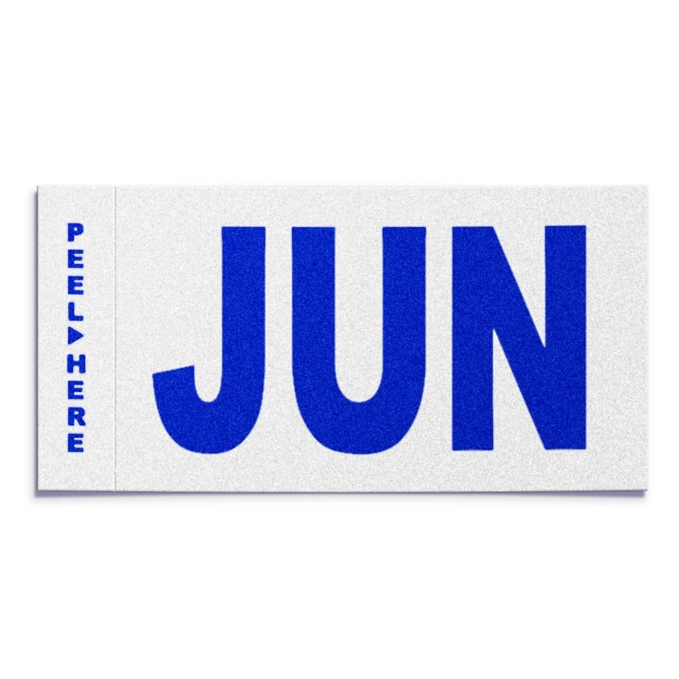 California Month Sticker (JUNE) DMV License Plate Month Sticker ...