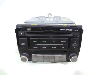 2013 HYUNDAI I20 RADIO STEREO HEAD UNIT CD 96121-1J250BLH *NEEDS CODE ...