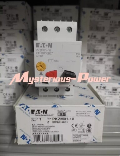 1Pcs New For Eaton Moeller PKZM01-10 XTPB010BC1 Circuit Breaker 6.3-10A ...