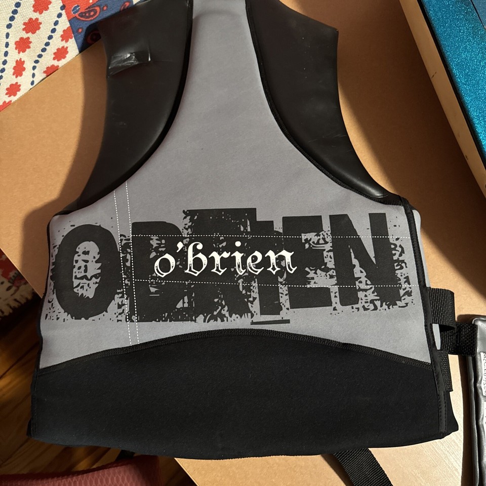 O’Brien Adult Medium Neoprene Zip Up Life Vest Ski Best Old School ...