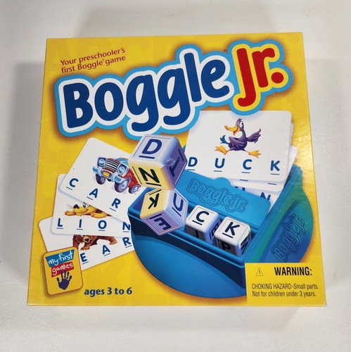 Boggle Jr Parker Brothers Hasbro Vintage 1998 Board Game Preschool ...
