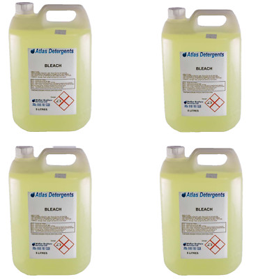 Bleach strong 4 x 5 litre strong power household industrial bleach ...