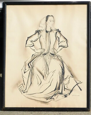 Thomas Handforth b.1897 WA/CA artist, Watercolor/ink 18 x 24 | eBay