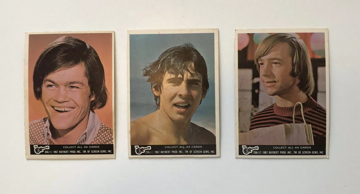 Vintage 1966 “The Monkees (TV) Trading Cards - Set of 25 - Original ...