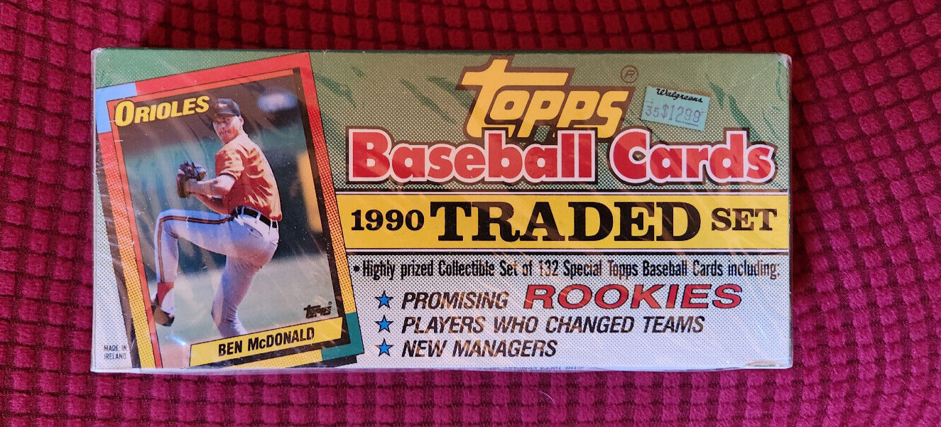 1990 Topps Traded Baseball Set. Factory Sealed Box of 132 Cards | eBay