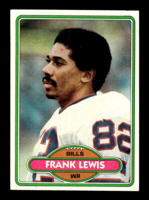 1980 Football Topps Frank Lewis Buffalo Bills #293 2 | eBay
