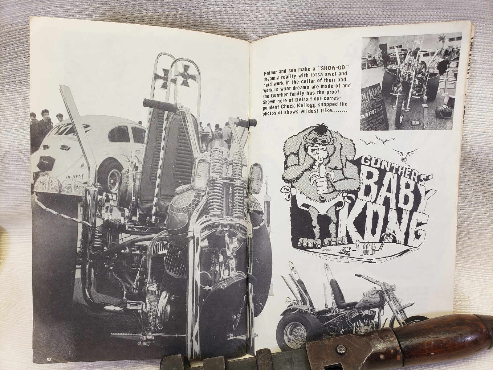 March 1969 CHOPPERS MAGAZINE Vintage Custom Motorcycle Chopper Mag ~by ...