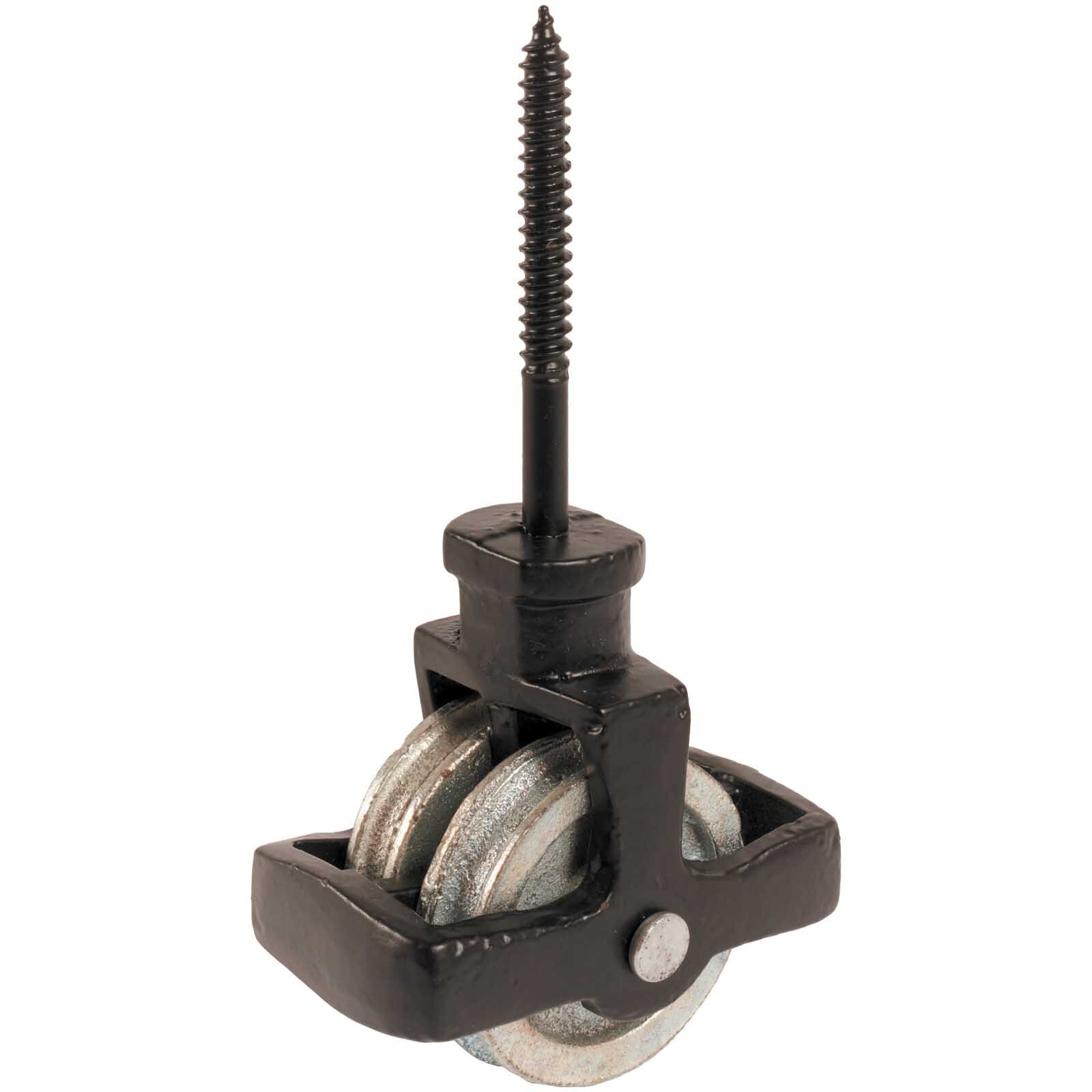 Pulleys Pulley Wheel Cast Nylon 38-44mm Galv Black White Awning Rack ...