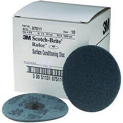 3M MMM7511 4Med Blue Roloc Surf Discs 10/Bx | eBay