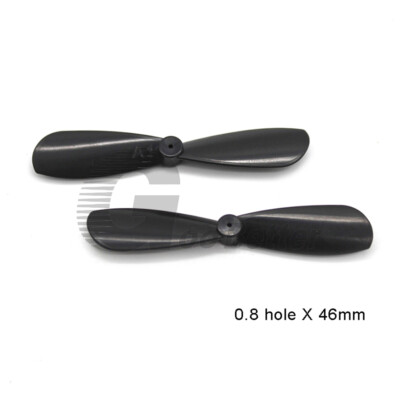 0.8 hole X 46mm Plastic Propellers Props Aircraft Propeller RC Model Plane DIY | eBay